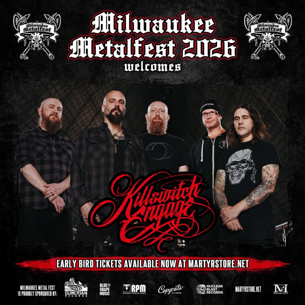 Killswitch Engage Joins Milwaukee Metal Fest 2026 Lineup!